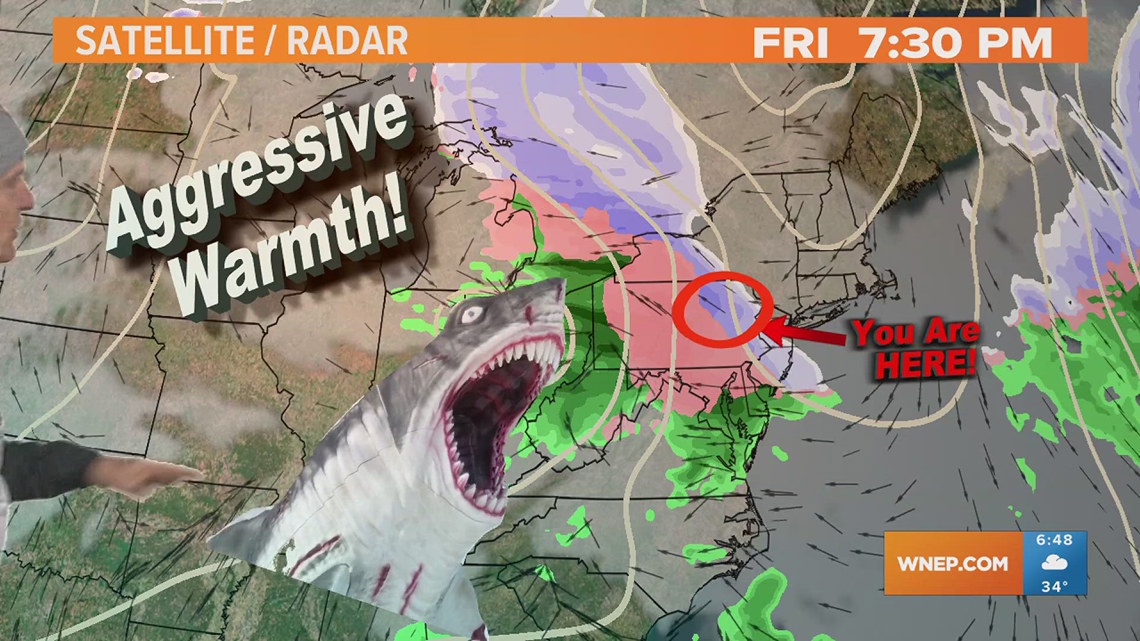 A Shark Of Snow/Ice....And Warmth? | wnep.com