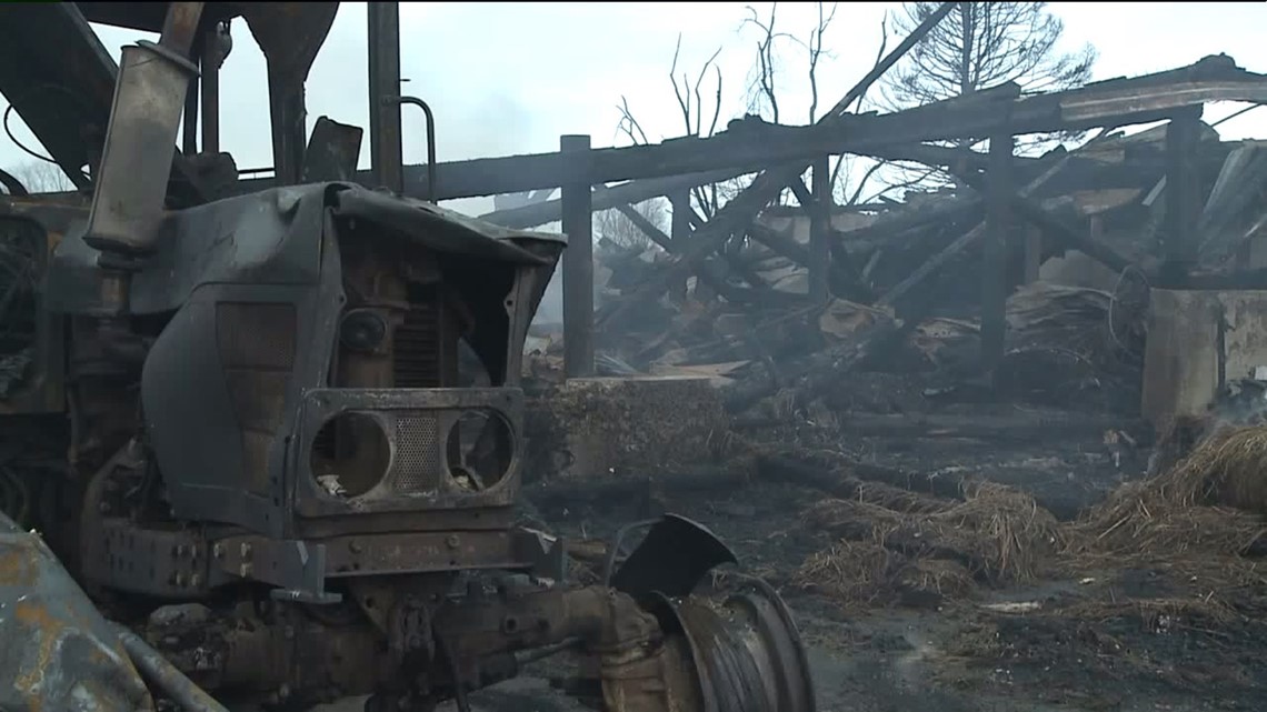 Barn Fire at Well Known Farm In Lycoming County | wnep.com