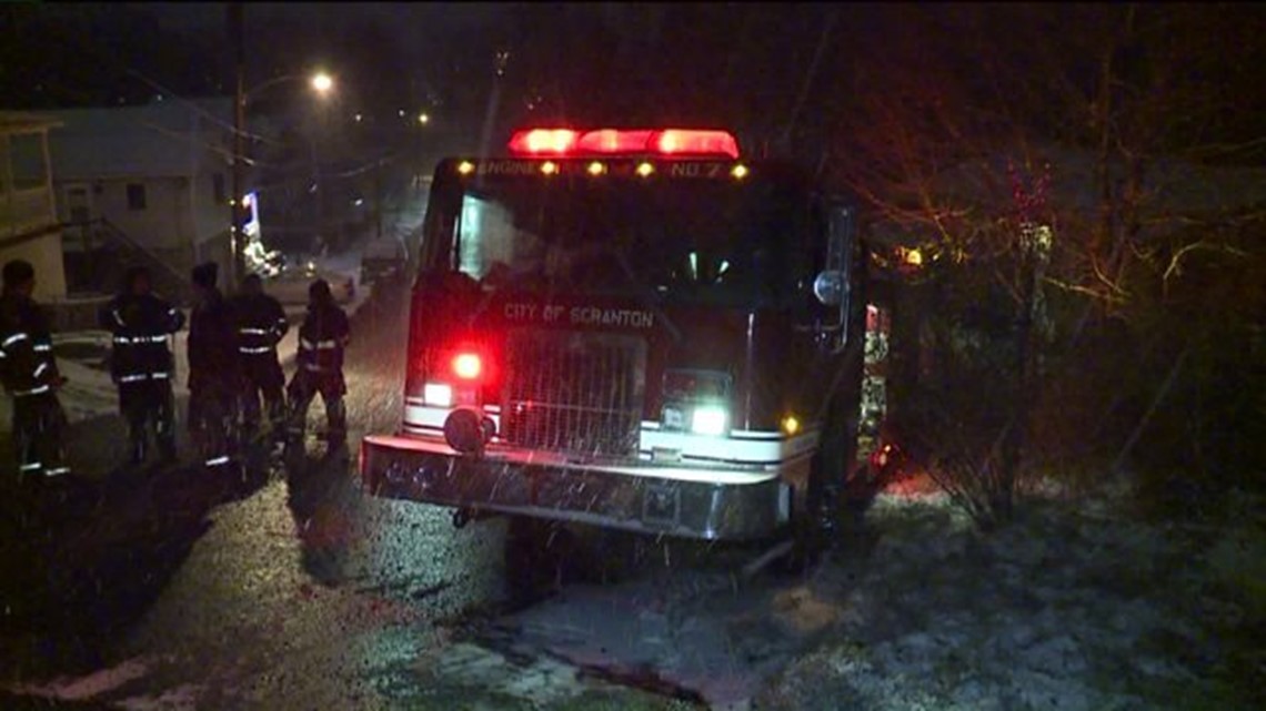 Fire Truck Stuck in Snow in Scranton | wnep.com