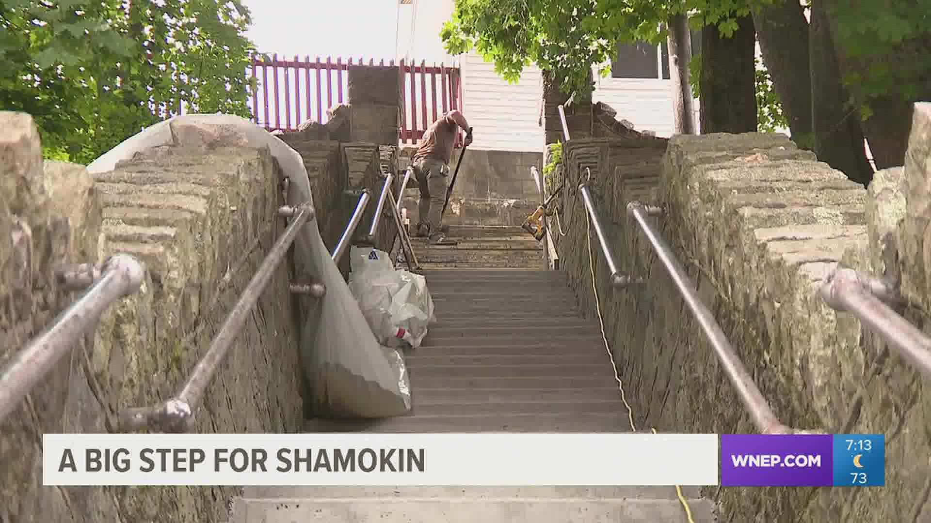 A big step for Shamokin: 99 Steps near completion | wnep.com