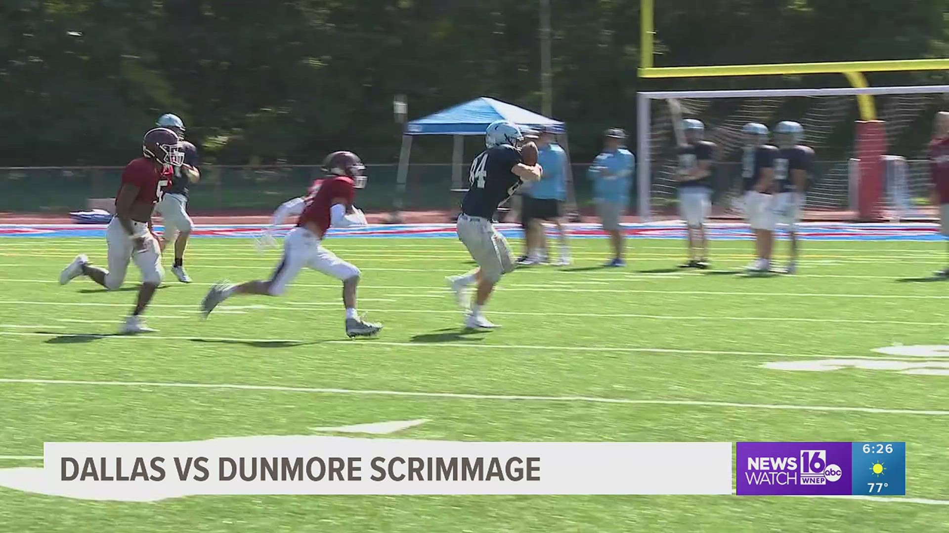 Dallas And Dunmore Hold Their Saturday Football Scrimmage | wnep.com