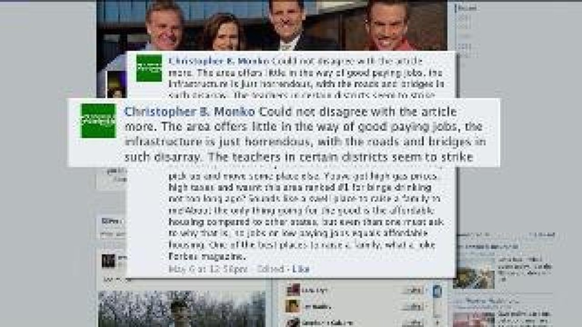 Leckey Live Undercover: Facebook Feedback to National Studies | wnep.com