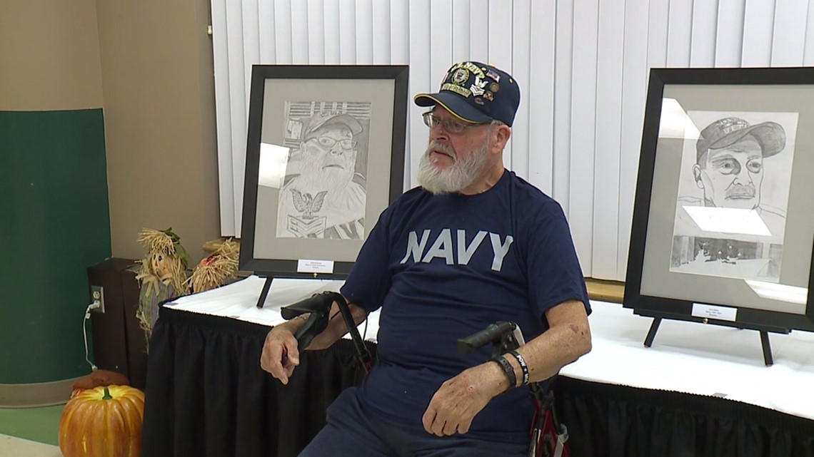 Portraits of Service: Students Honor Veterans with Artwork | wnep.com