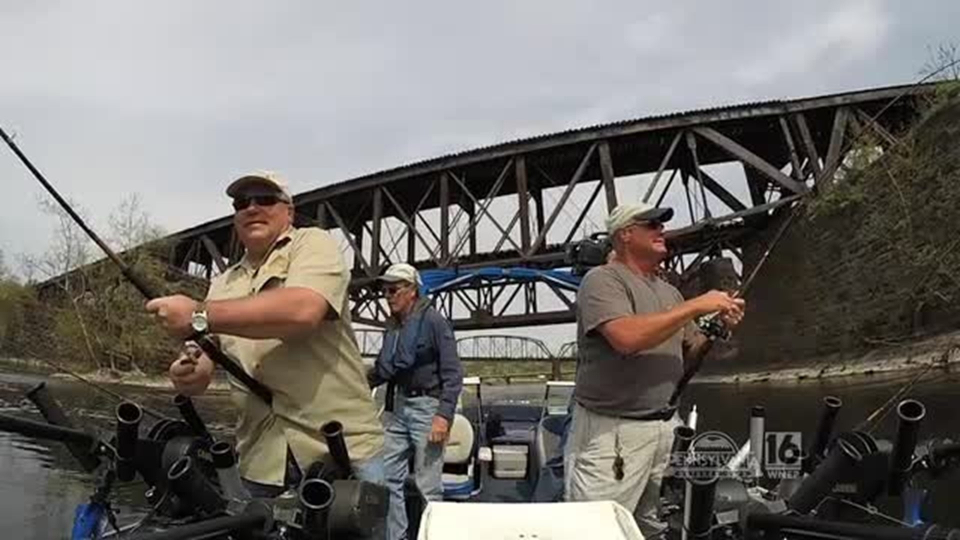Shad Fishing on the Delaware River & Hall’s Fishing Frenzy Clue #4 ...