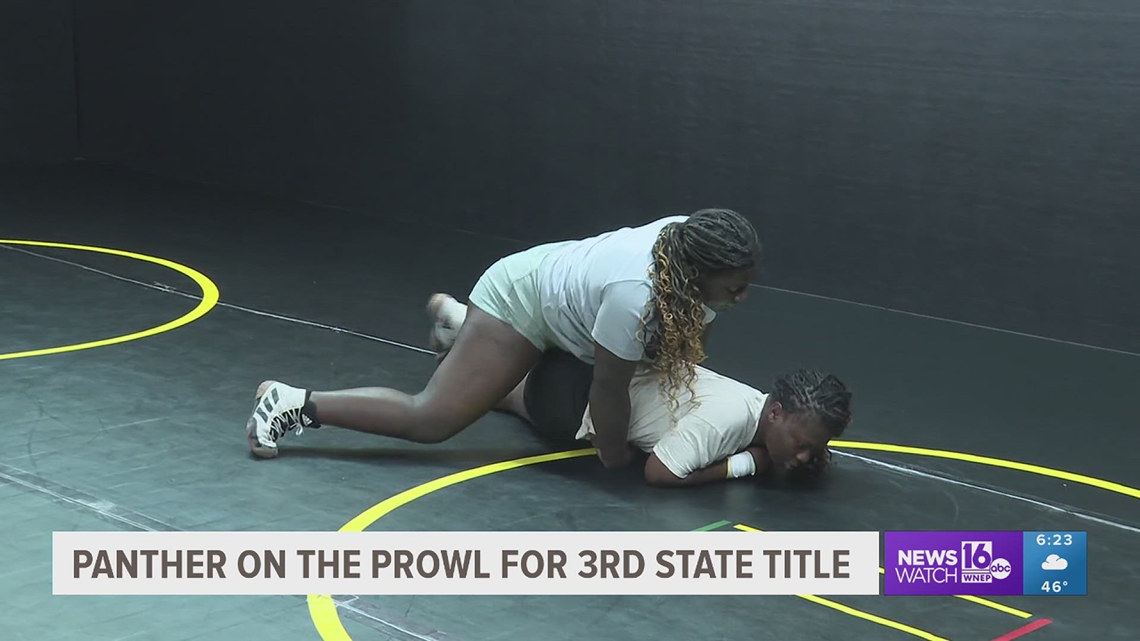 Panther Valley's Brenda Banks wrestling towards third state title ...