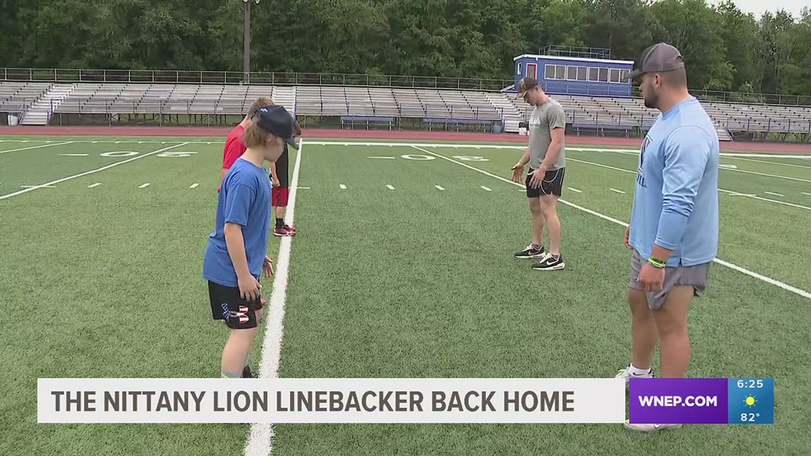 Tyler Elsdon The Penn State Linebacker Returns To North Schuylkill To ...