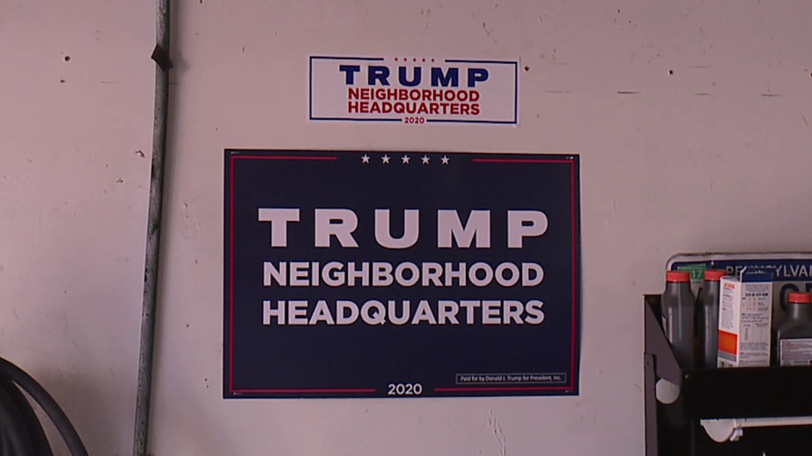 Olyphant man's garage transforms into 'unofficial' Trump campaign ...