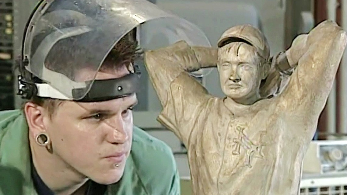 Hall of Famer Christy Mathewson cast in bronze: Back Down The ...