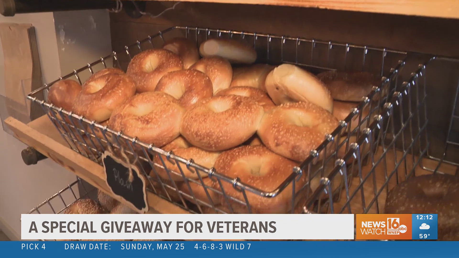 Veterans enjoy complimentary breakfast at Bagel Bar Kingston | wnep.com