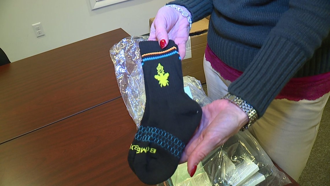 Sock Company Donates Thousands of Socks to Area Nonprofit | wnep.com
