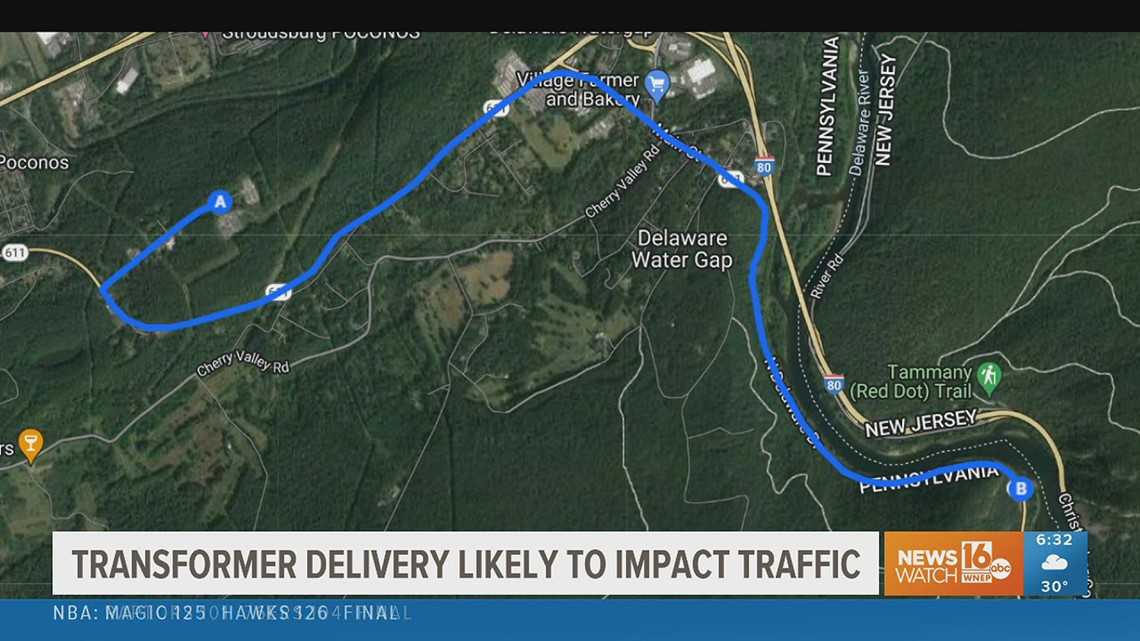 Transformer delivery likely to impact traffic in Monroe County | wnep.com