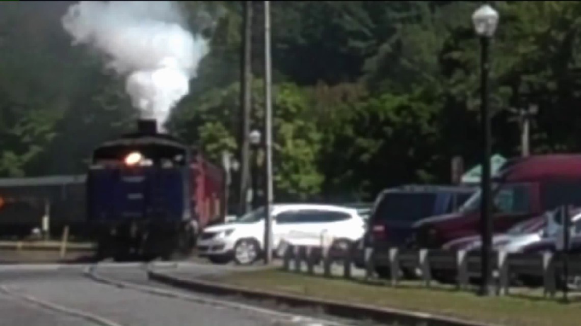 CAUGHT ON CAMERA: Train Collides with Car | wnep.com