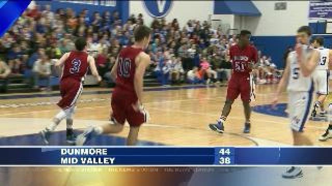 Dunmore vs Mid Valley boys basketball | wnep.com