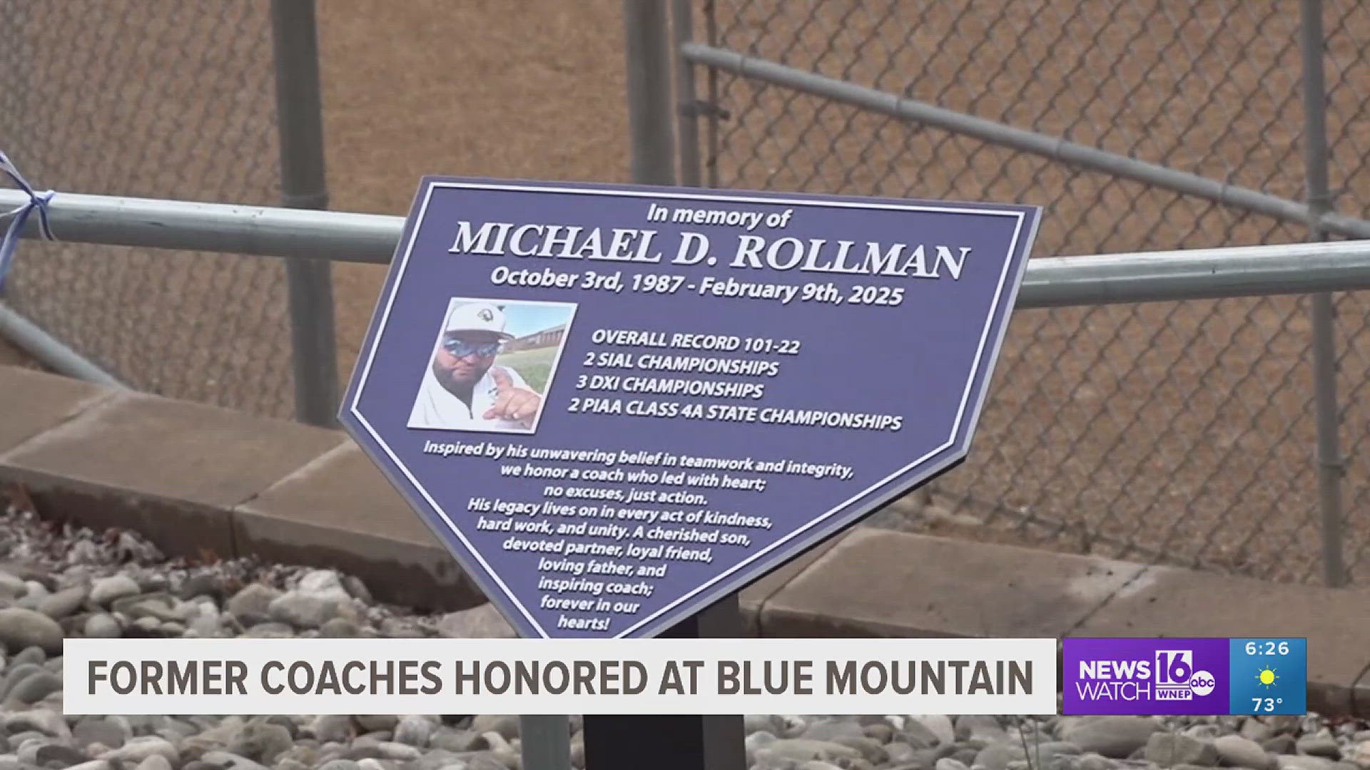 Former Coaches Honored at Blue Mountain Community Day | wnep.com