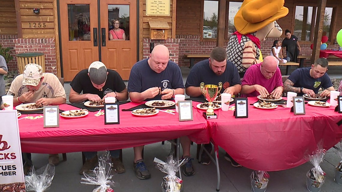Hometown Hero Rib Eating Contest | wnep.com