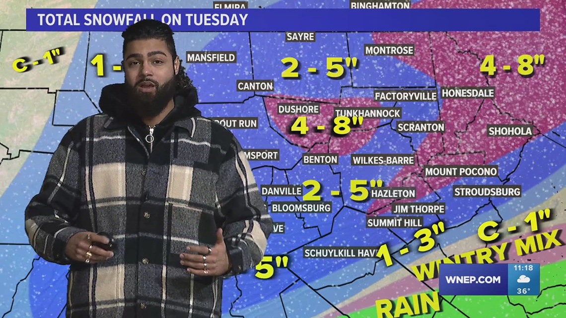 11PM Update: First plowable snow incoming, weather impact alert in ...