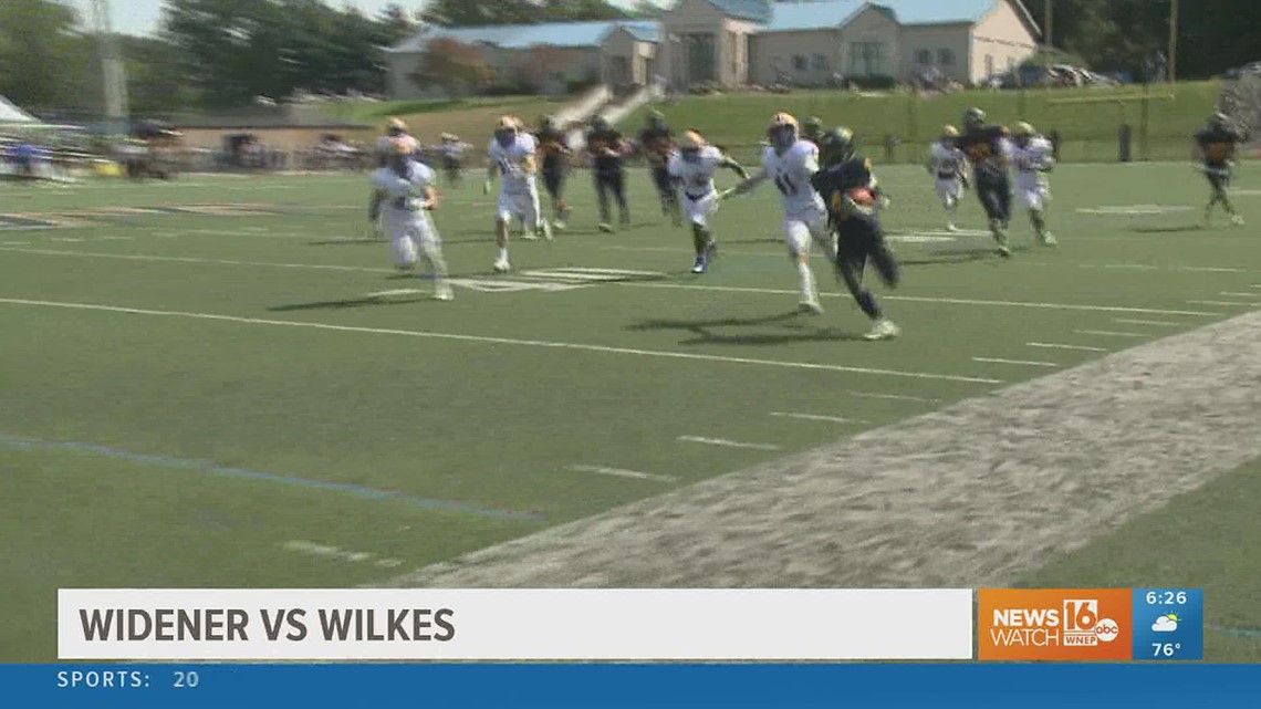 Elijah Jules Helps Wilkes Win Over Widener 44-20 | wnep.com