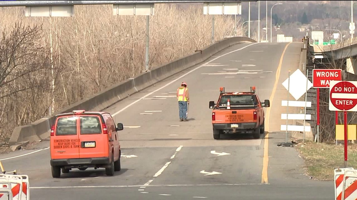Cross Valley Expressway Off-Ramp to River Street Now Closed | wnep.com