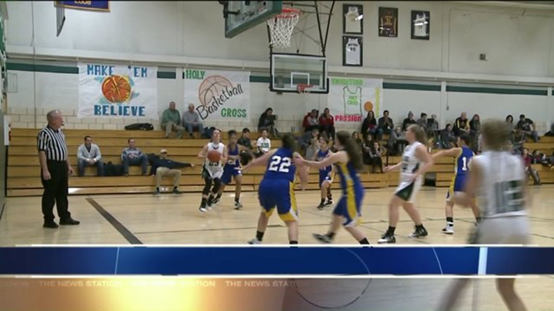 Valley View vs Holy Cross girls basketball | wnep.com