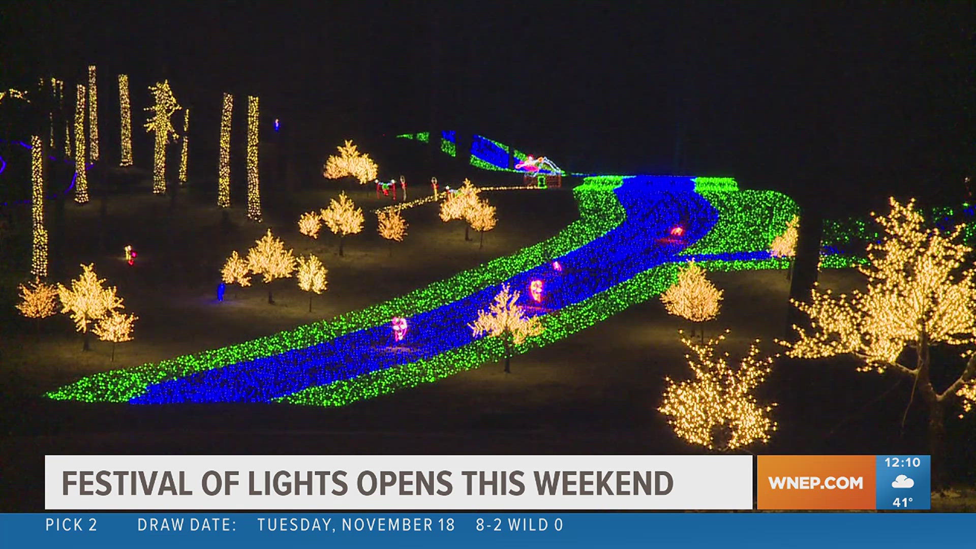 Stone Hedge golf course dazzles spectators with 4 million lights | wnep.com