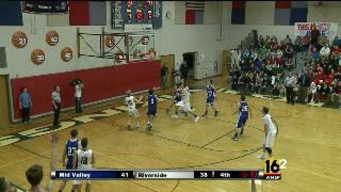 Mid Valley vs Riverside Basketball | wnep.com