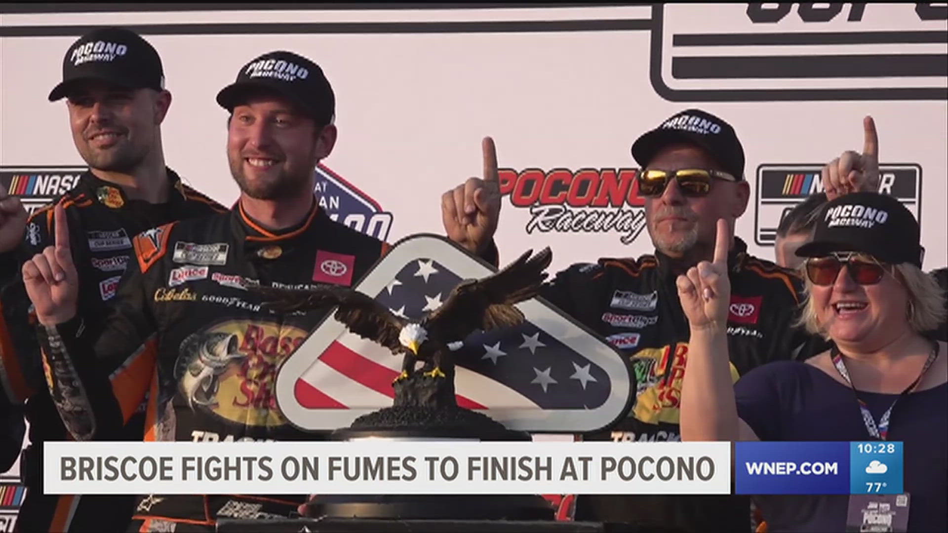 Chase Briscoe had just enough fuel to win the Great American Getaway ...