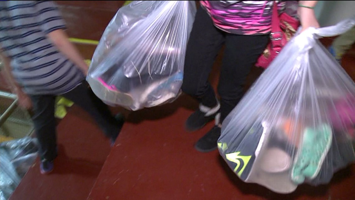 Shoe Collection Drive ‘Kicks Off’ at Wyoming Valley West Middle School ...