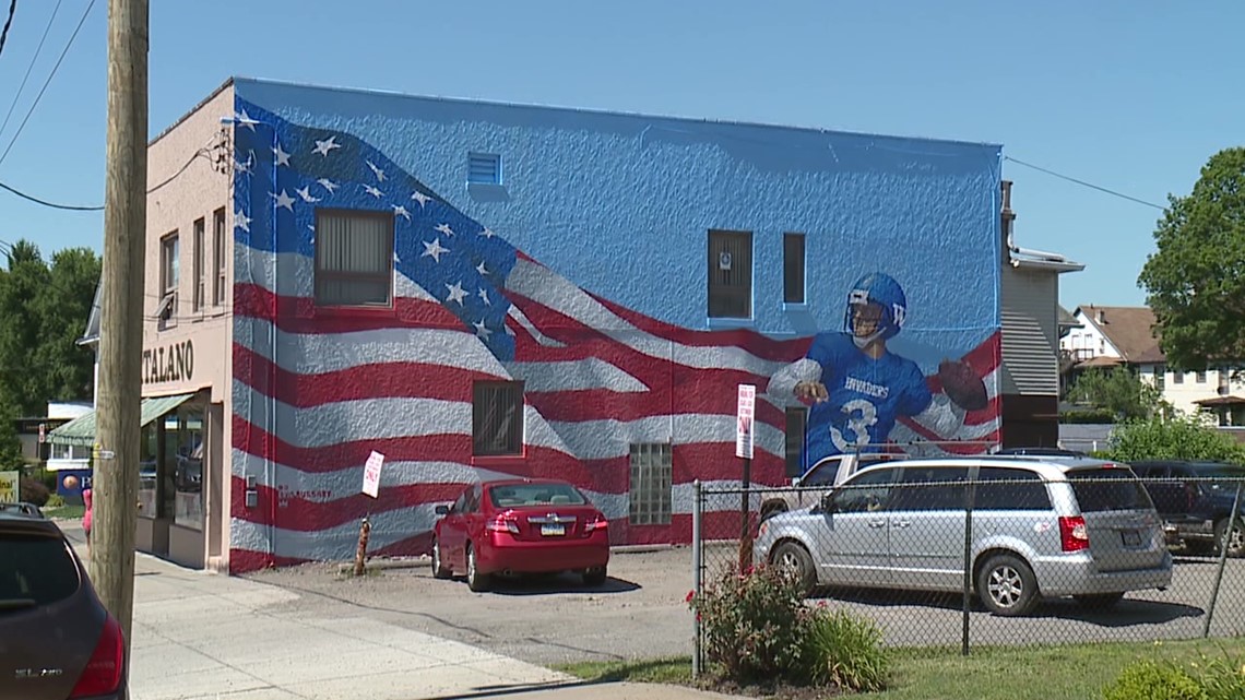 All-American mural adorns Catalano Building in West Scranton | wnep.com