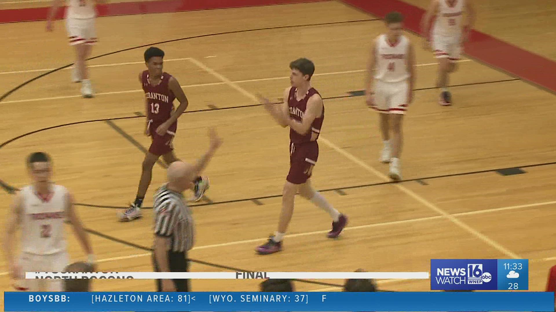 Without Ruddy North Pocono Loses 57-43 To #1 Scranton As Shields Goes ...