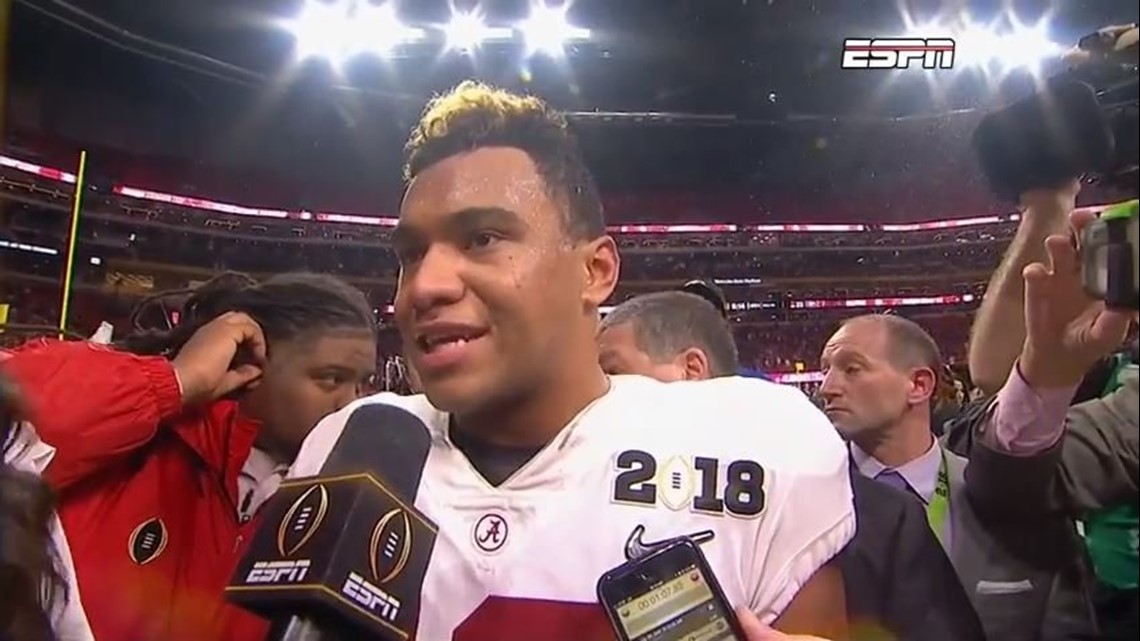 Freshman Backup QB Leads Alabama to 5th Title in 9 Years | wnep.com