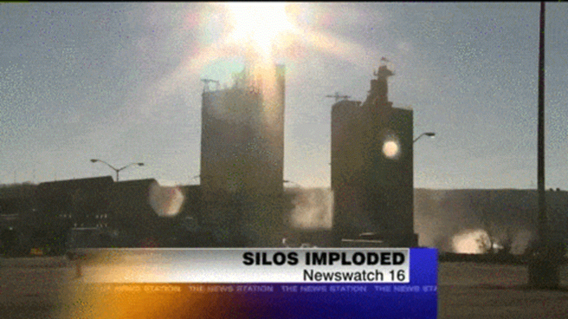 Concrete Silos Come Crashing Down | wnep.com
