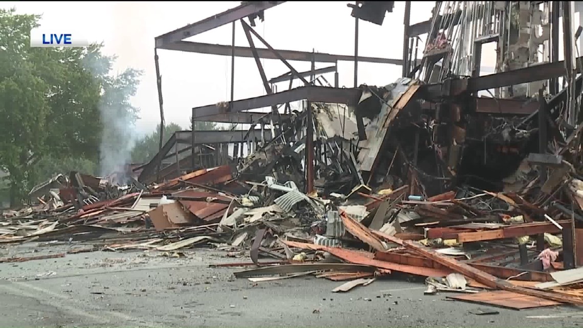 Movie Theater, Shopping Center Destroyed by Fire in the Poconos | wnep.com