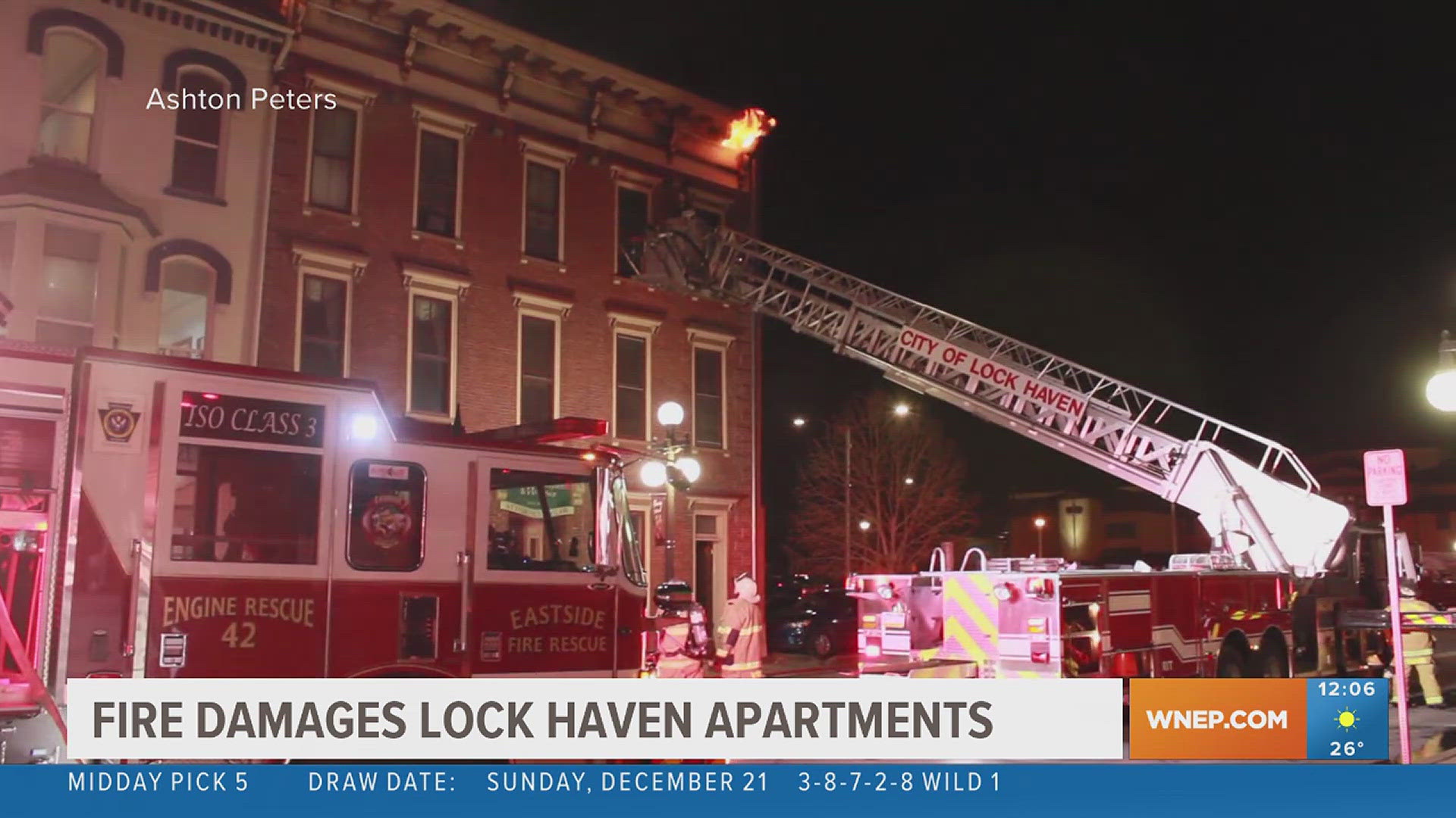 Fire damages apartment building in Lock Haven | wnep.com