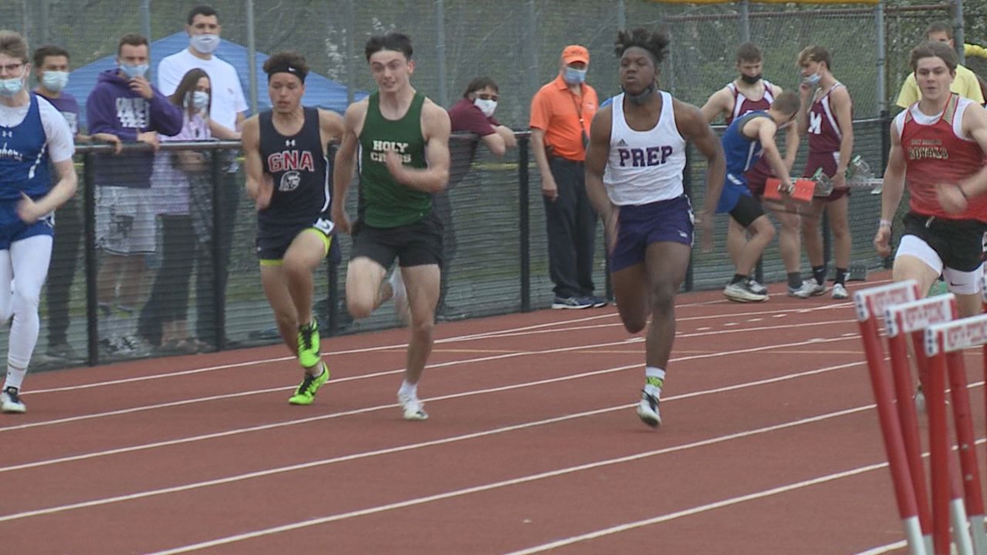 Buckley And Montgomery Each Set New School Records In The 100 Meter ...