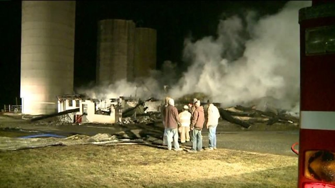 Dozens of Farm Animals Killed in Barn Fire | wnep.com
