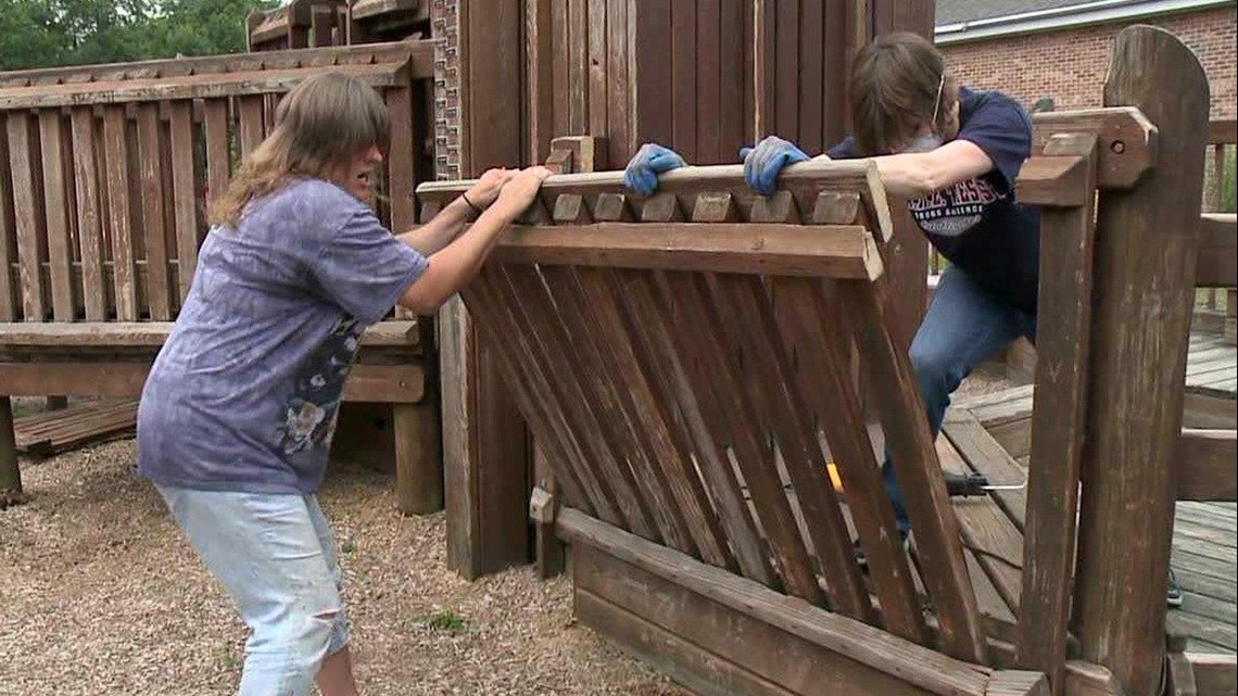 Old Playground Torn Down in Marshalls Creek | wnep.com