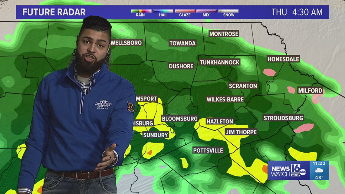 Jeremy joins Heights Terrace for Reading Across America, tracking rain ...