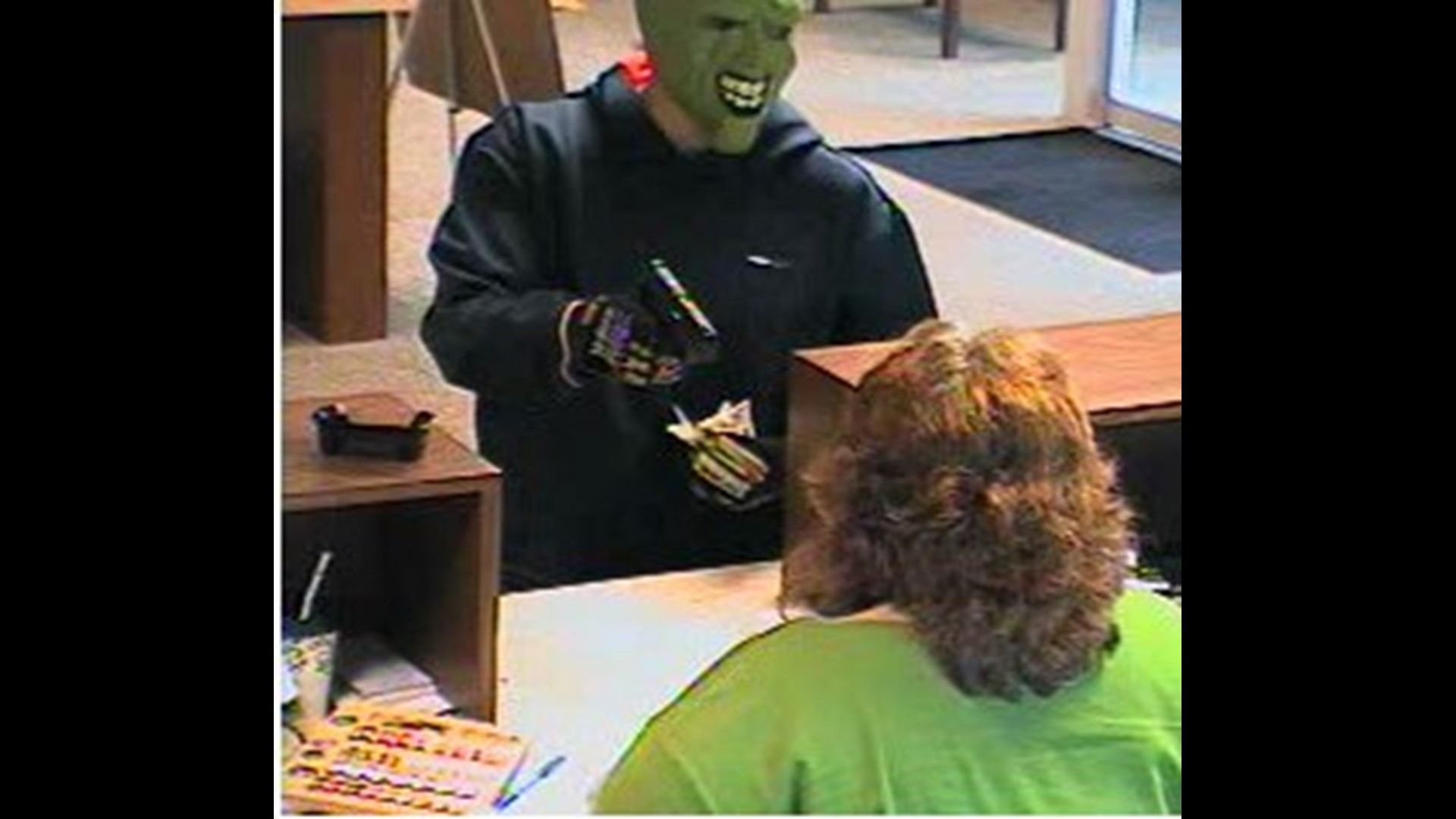 Man Wearing “The Mask” Robs Bank Teller At Gunpoint | wnep.com