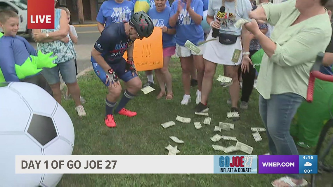 Making it rain in Watsontown for Goe Joe 27 | Day 1 | wnep.com