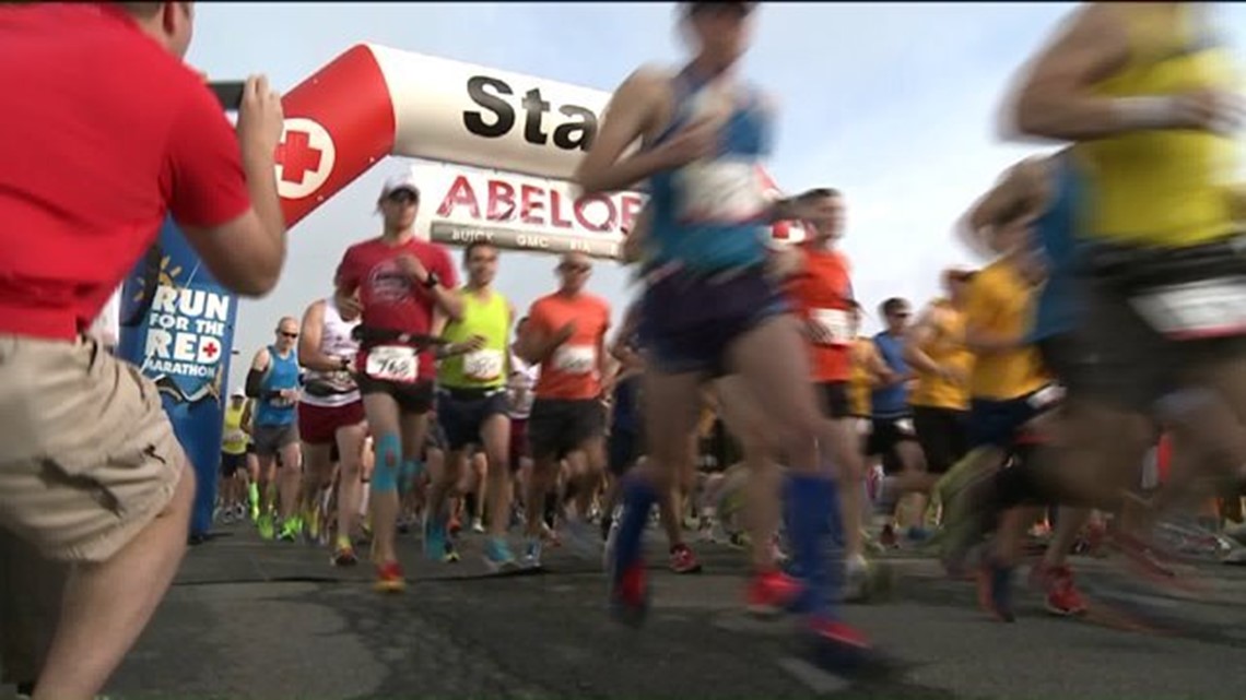 Run for the Red Marathon in Monroe County | wnep.com