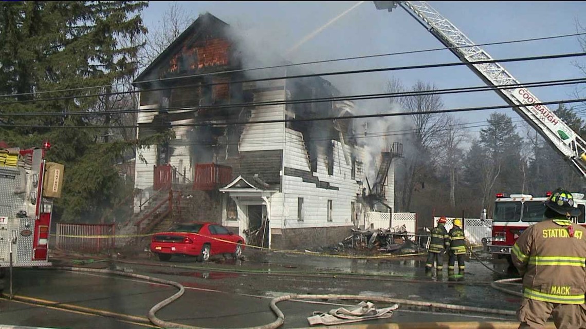 Flames Tear Through Apartment Building | wnep.com