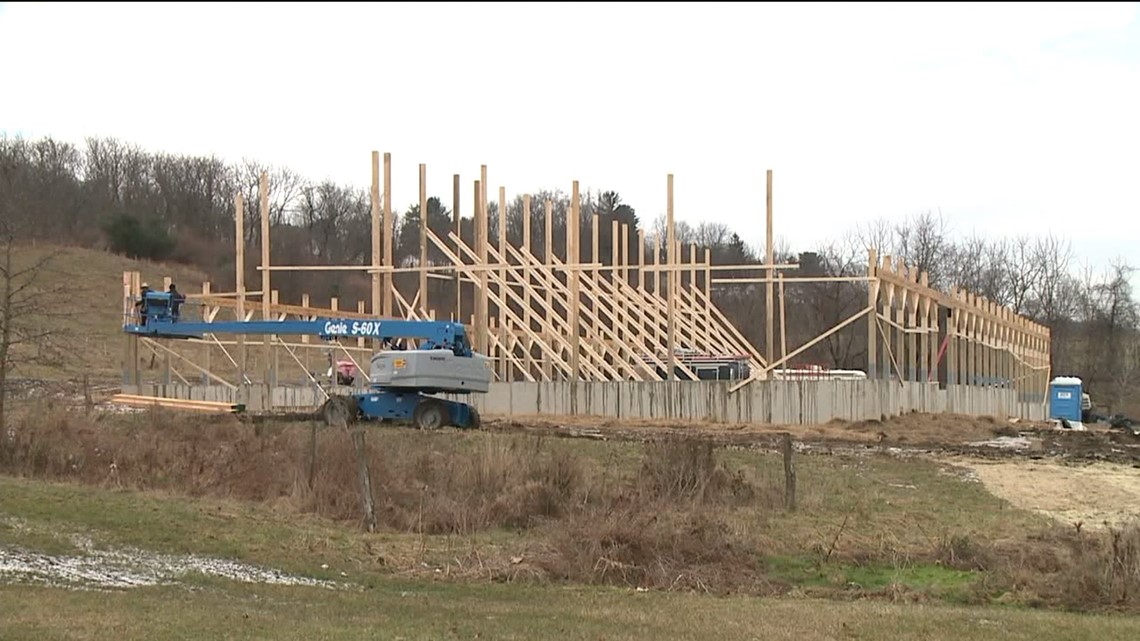 Work Begins on New Barn at The Lands at Hillside Farms | wnep.com