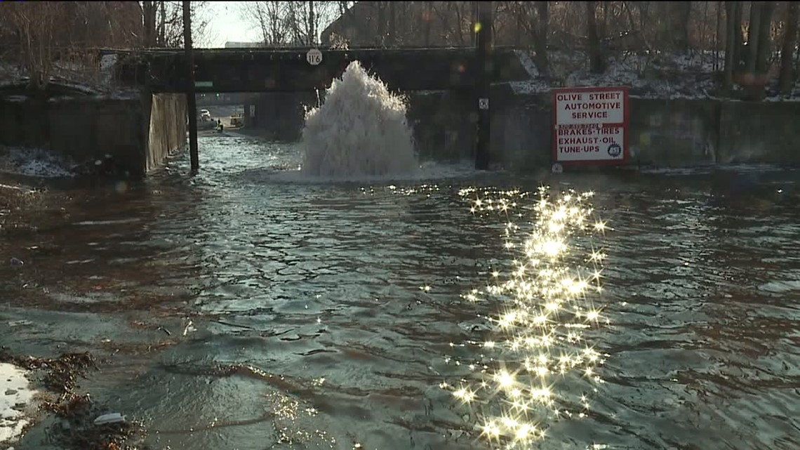 Street Reopens After Water Main Break in Scranton | wnep.com
