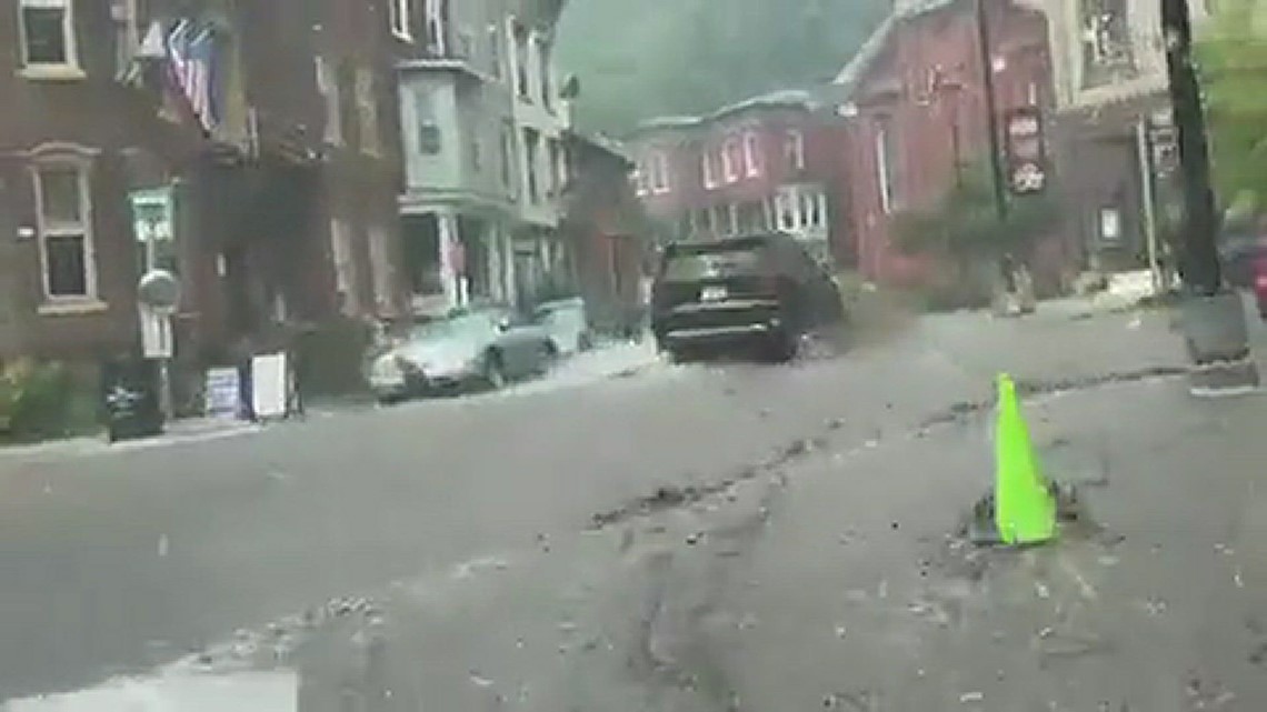 Tuesday flash flooding, Jim Thorpe | wnep.com