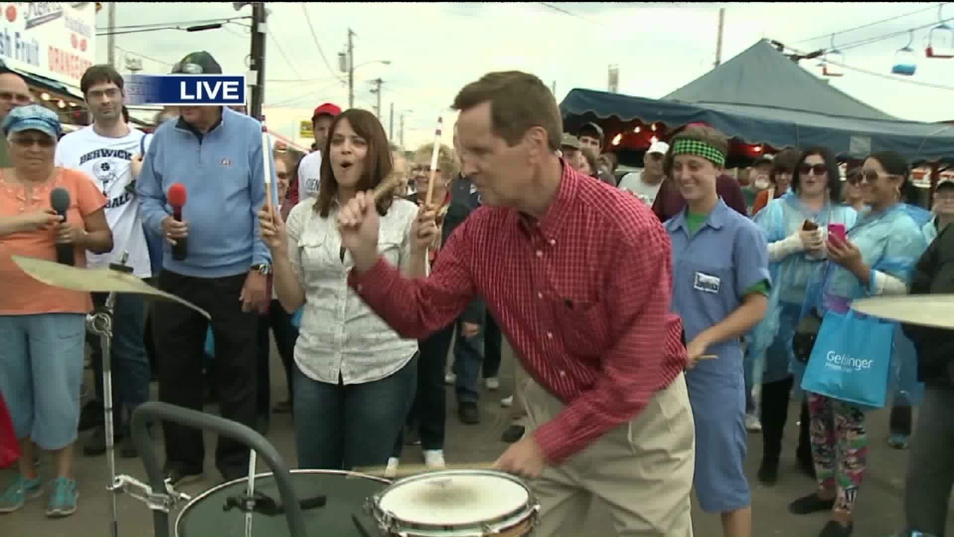 Chief ‘Beat-eorolgist’ Tom Clark Plays Drums, Wows Crowd at the ...