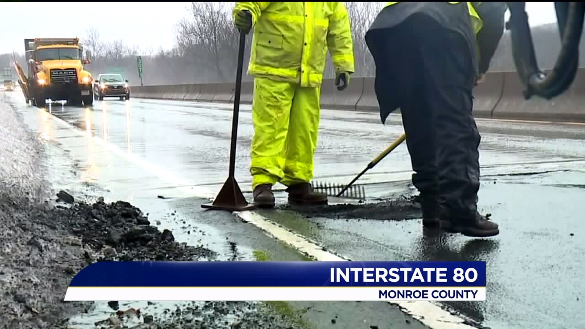 Pothole Causes Tire Problems Along Interstate in Monroe County | wnep.com Pothole Causes Tire Problems Along Interstate in Monroe County | wnep.com