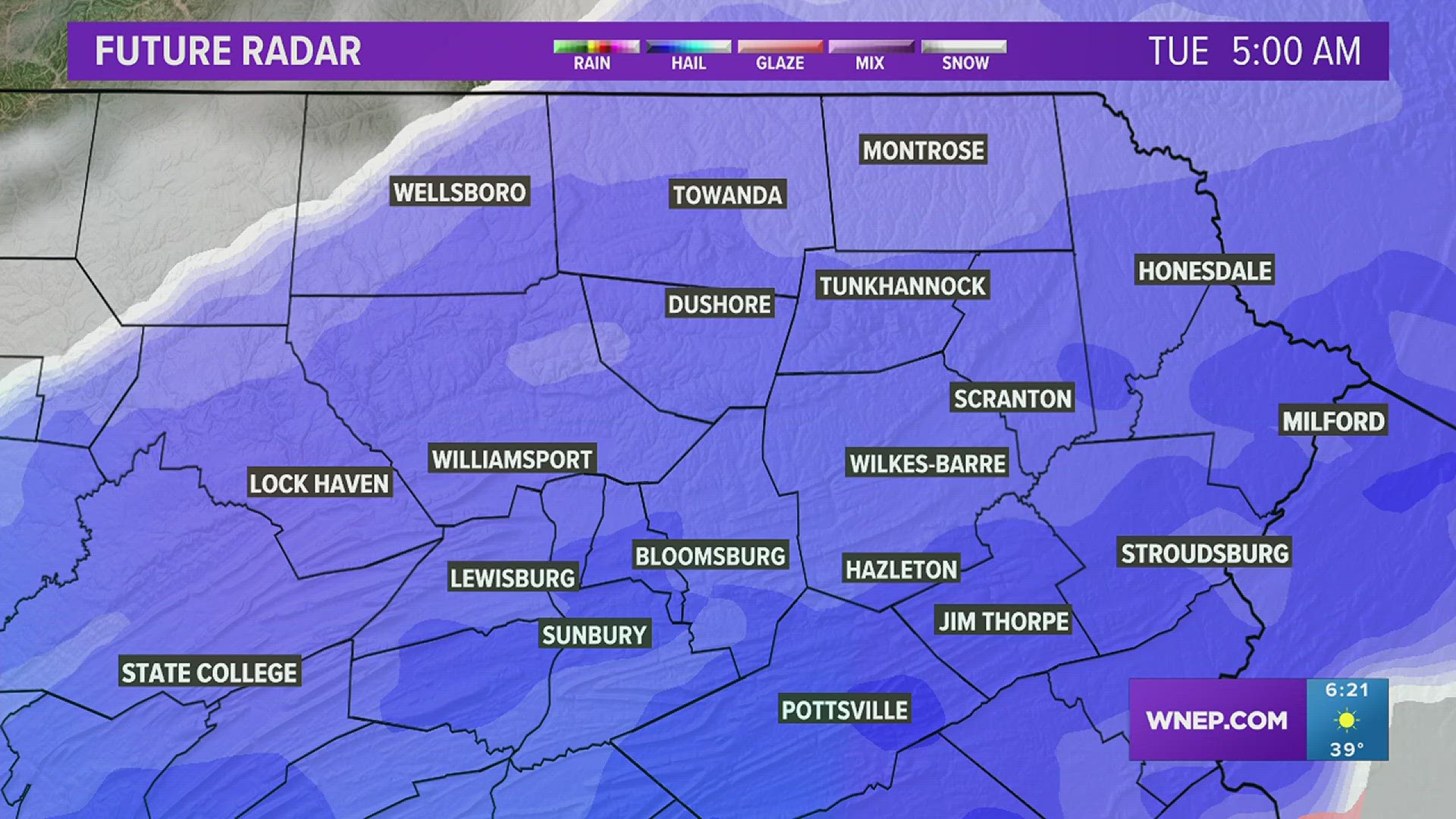 From record warmth to snow | wnep.com