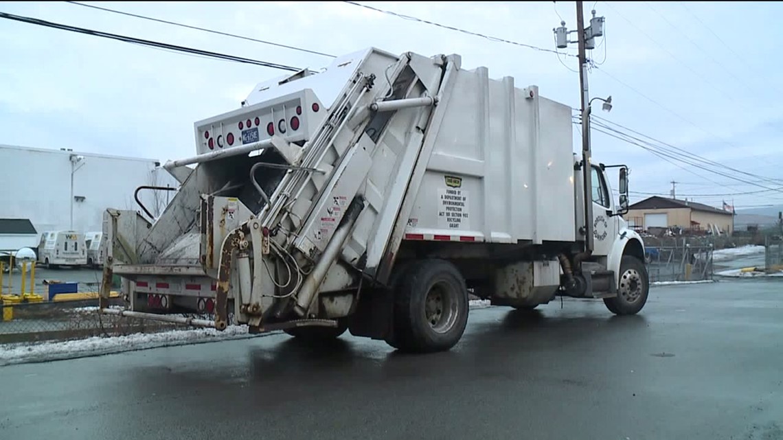 Dunmore DPW Worker Critically Injured After Falling From Garbage Truck ...