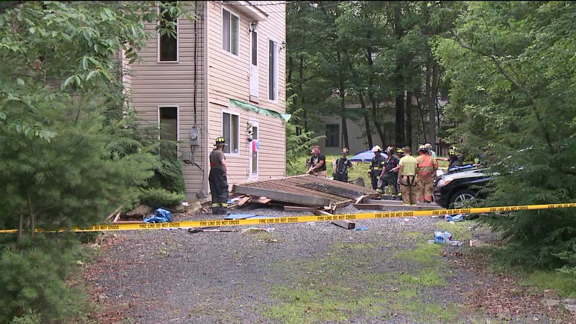 Six People including Children Taken to Hospital after Deck Collapse ...