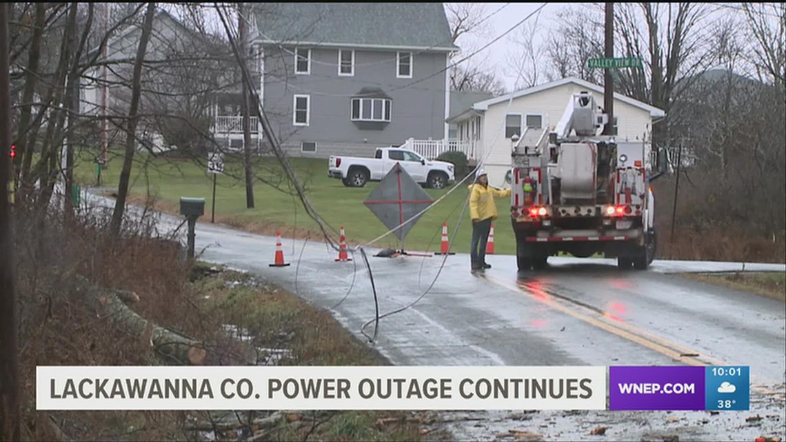 Windy weather causes power outages throughout Lackawanna County | wnep.com Windy weather causes power outages throughout Lackawanna County | wnep.com